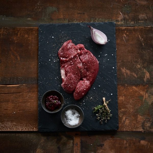 Wild Welsh Venison haunch (leg) Steaks - Black & White Pig Company